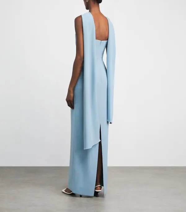 Solace London Crepe Twisted Gown