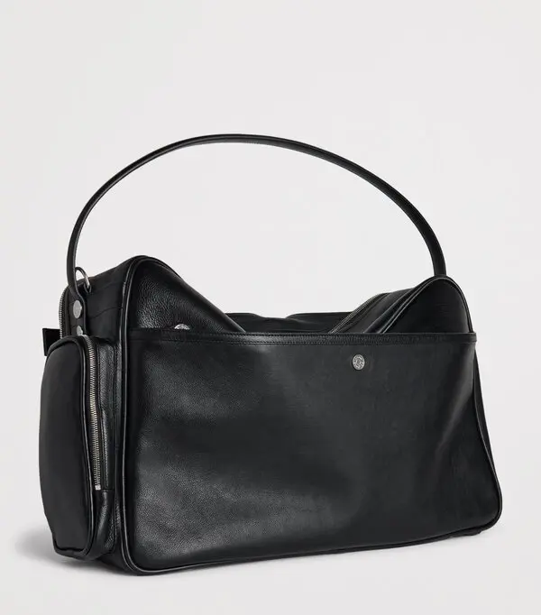 Acne Studios Leather Camero Hotel Shoulder Bag - Black