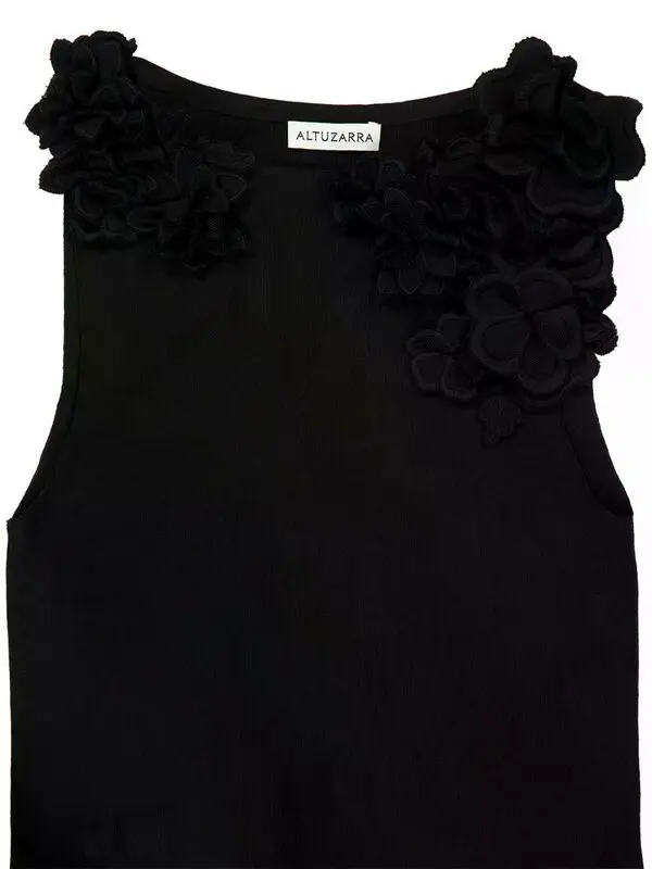 Altuzarra Floral Appliqué Maxi Dress