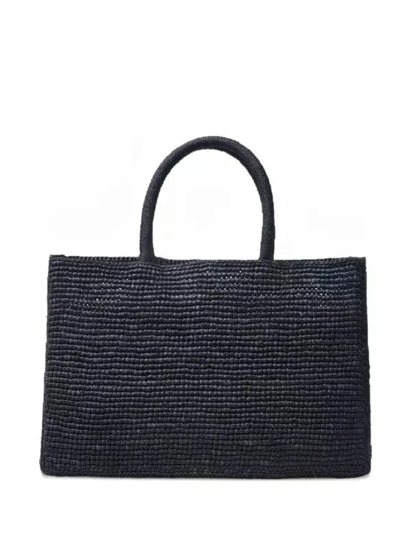 Lié Studio The Charlotte Raffia Tote Bag - Blue