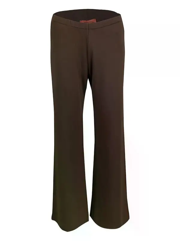 Missoni Wool Elasticated Waist Trousers - Brown