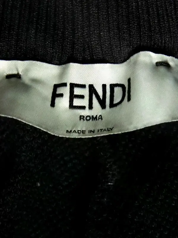 Fendi Logo Tape Track Pants
