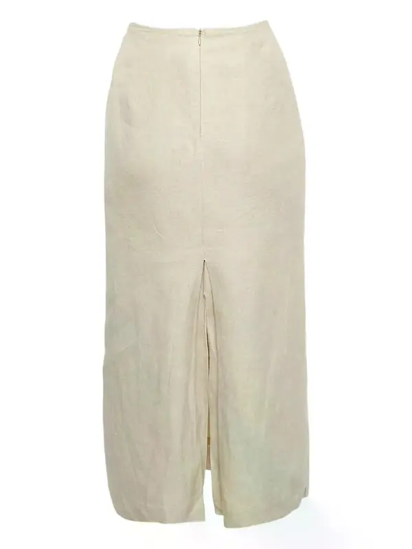 Max Mara Linen Midi Skirt