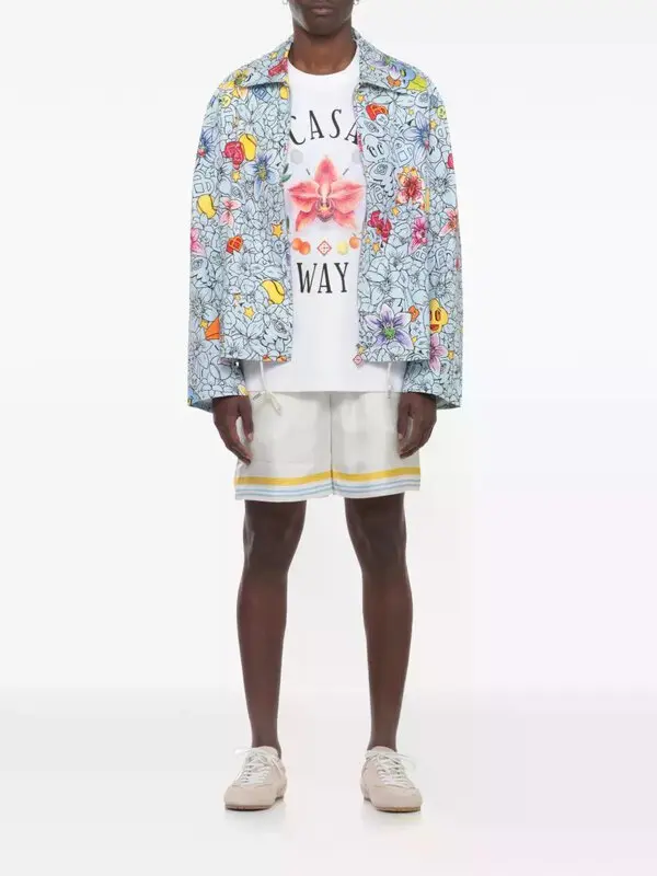 Casablanca Graphic-print Zip-up Jacket