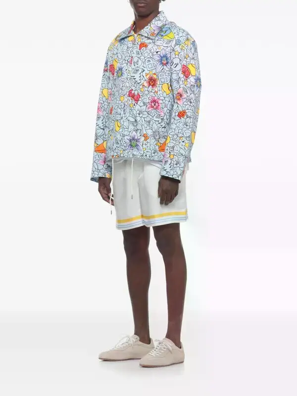 Casablanca Graphic-print Zip-up Jacket