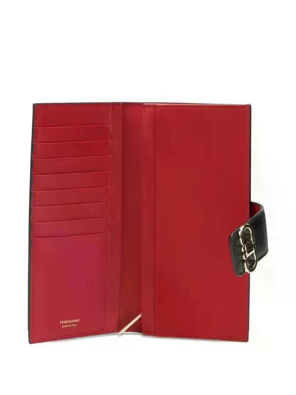 FERRAGAMO Pebbled-leather Wallet