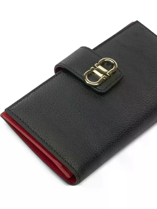 FERRAGAMO Pebbled-leather Wallet