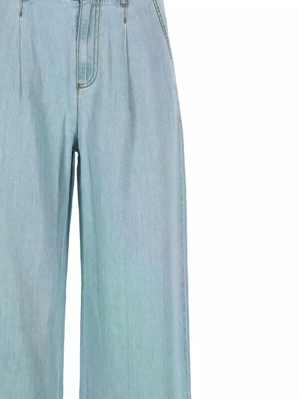 PENNYBLACK Pleated Wide-leg Jeans