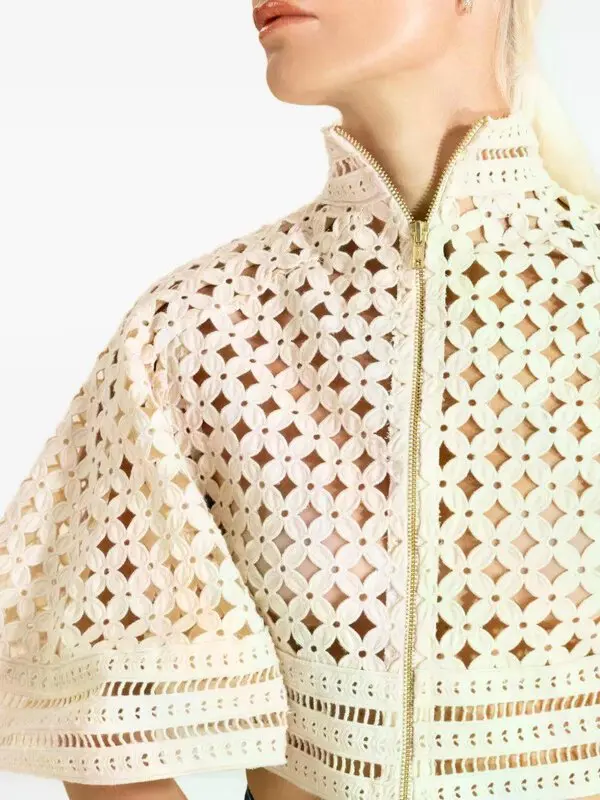 Zimmermann Embroidered Cape