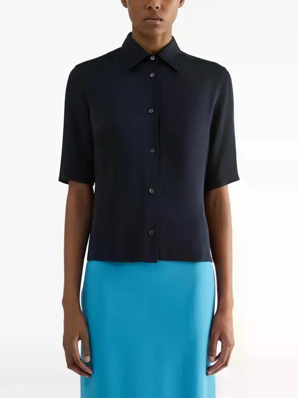 JIL SANDER Sablé Envers Satin Shirt