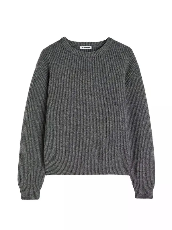 JIL SANDER Rib-knit Wool Sweater