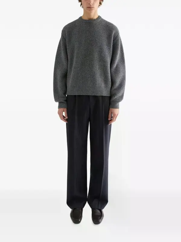 JIL SANDER Rib-knit Wool Sweater