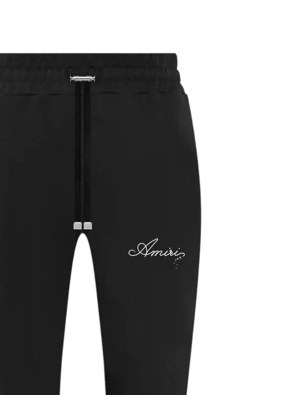 Amiri Pearl-embellished Flared Trousers