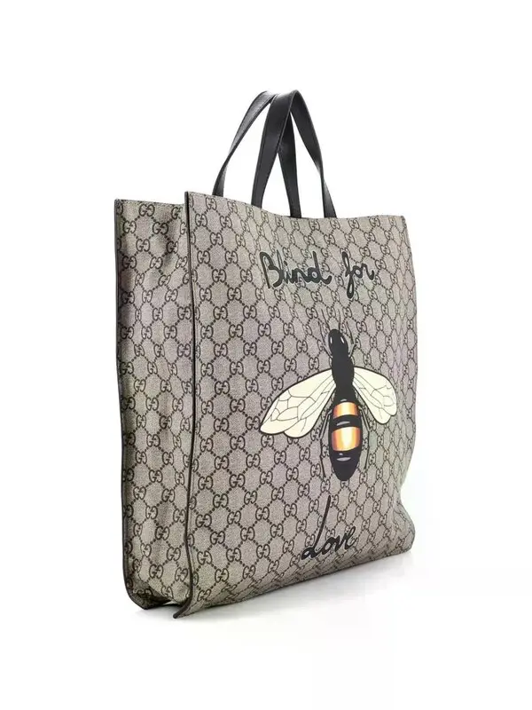 Gucci Gg Coated Canvas Tall Tote Bag
