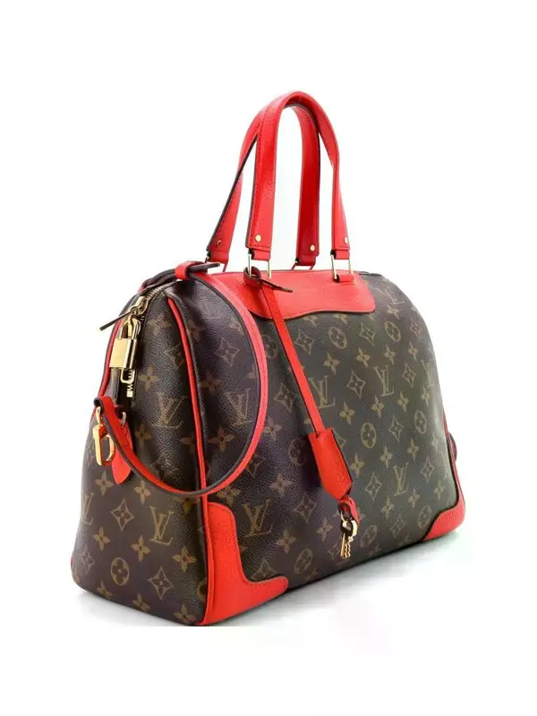 LOUIS VUITTON Monogram Canvas Retiro Nm Satchel - Brown