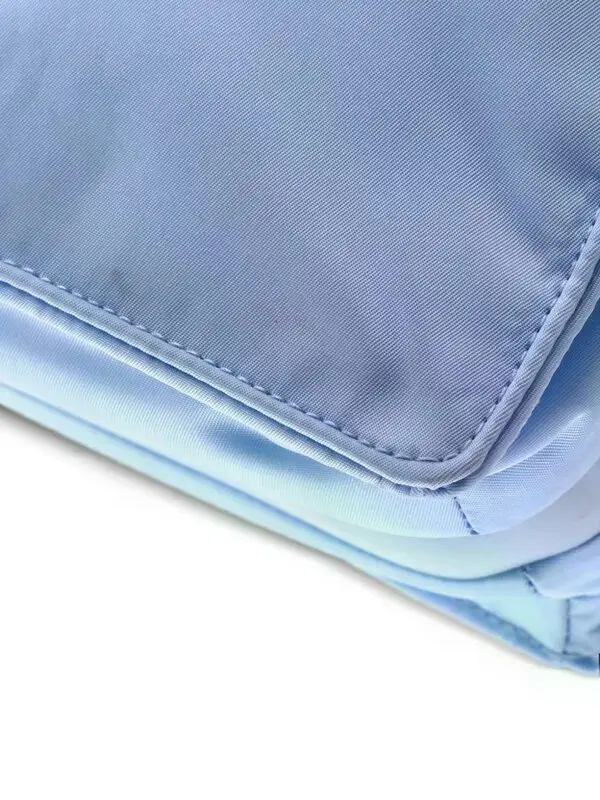Prada Re-nylon Padded Flap Shoulder Bag - Blue