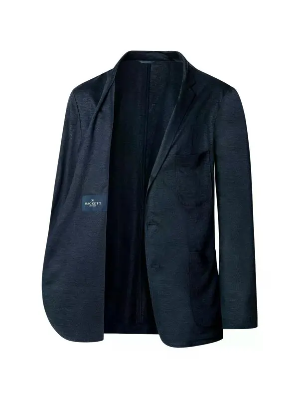 HACKETT LONDON Notch-lapel Patch-pocket Blazer