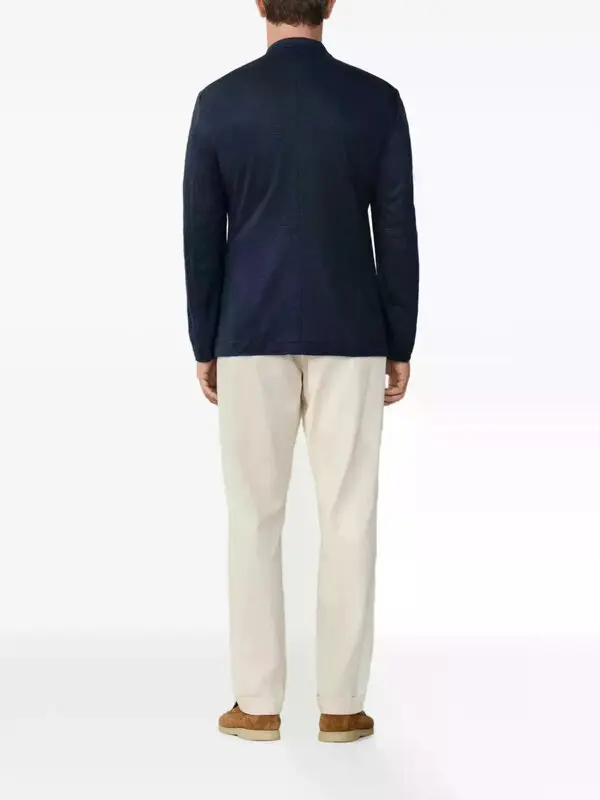 HACKETT LONDON Notch-lapel Patch-pocket Blazer