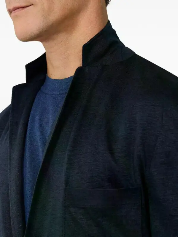 HACKETT LONDON Notch-lapel Patch-pocket Blazer
