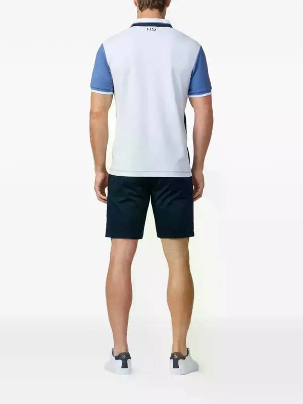 HACKETT  Short-sleeve Logo-print Cotton Polo Shirt
