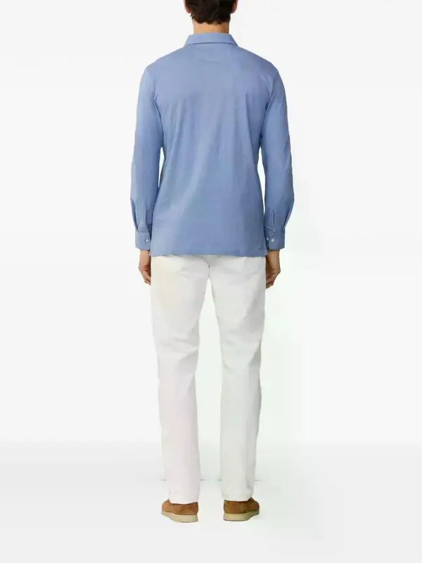 HACKETT  Long-sleeve Jersey Polo Shirt