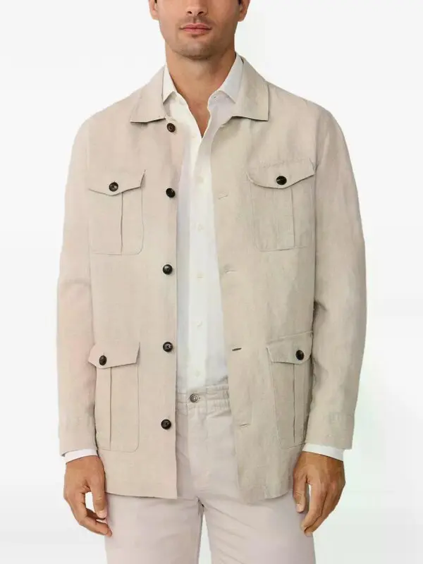 HACKETT  Linen Four-pocket Jacket