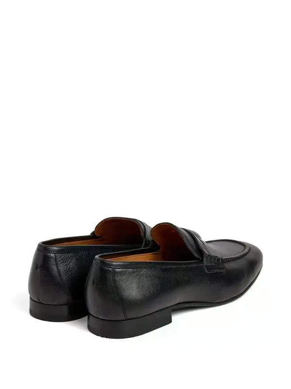 HACKETT LONDON Regal Saddle Leather Loafers