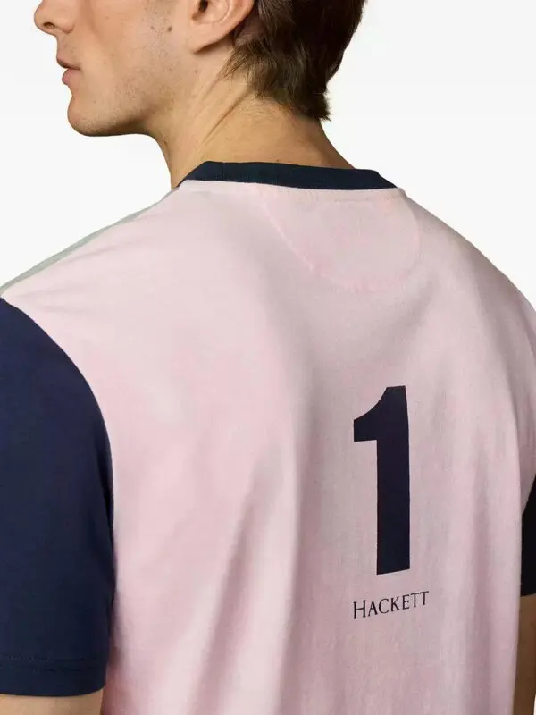 HACKETT  Colour-block Print T-shirt