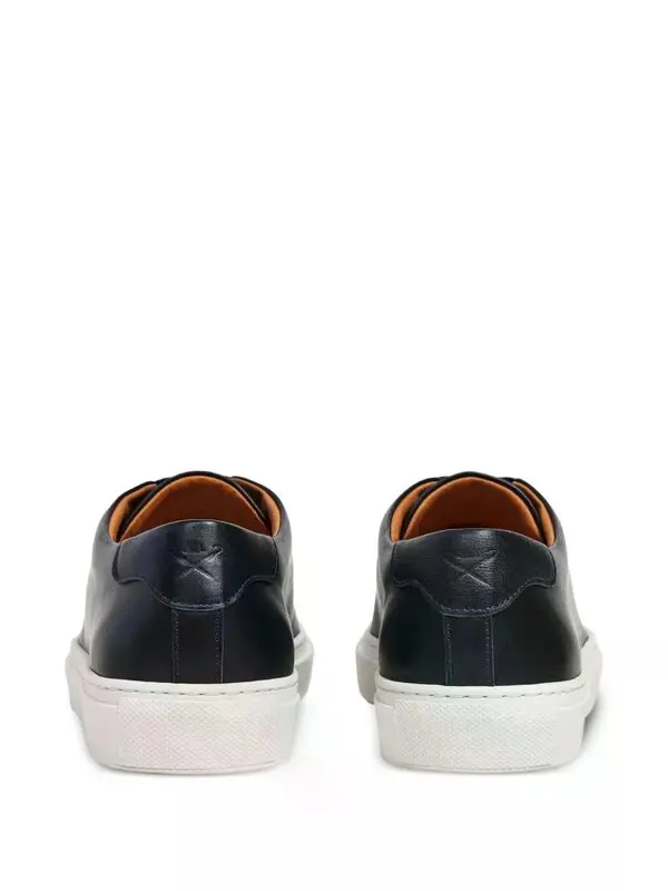 HACKETT  Idol Derby Leather Lace-up Sneakers - Blue