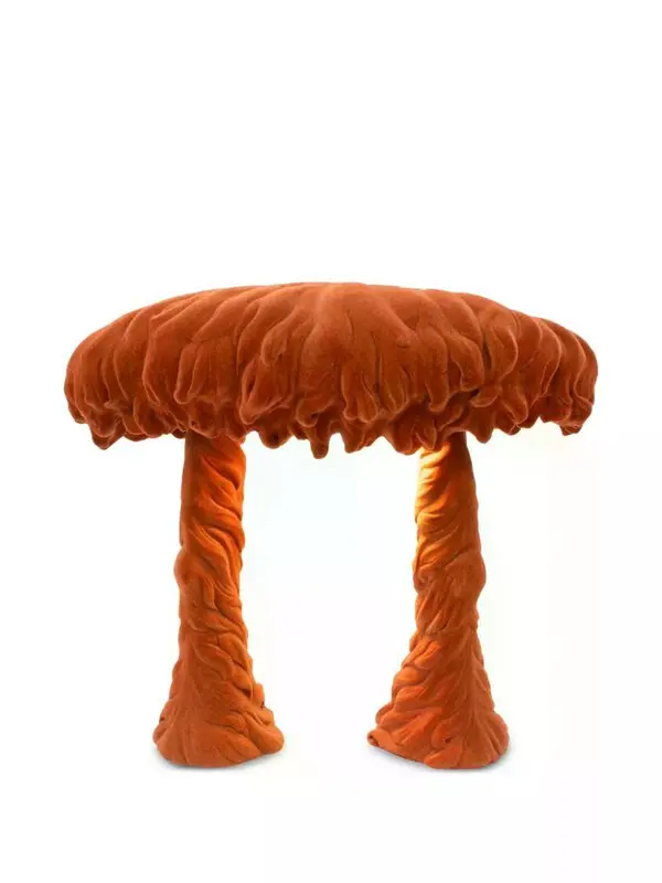BRAD GUNN Swampstand Sculpted Side Table - Orange