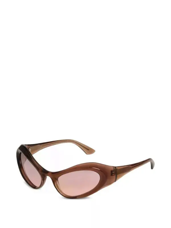 Henrik Vibskov Scott Cat-eye Sunglasses - Brown