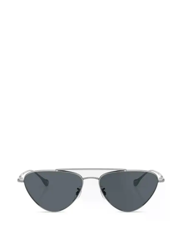 Oliver Spencer X Jil Sander Edition 1 Pilot-frame Sunglasses - Silver