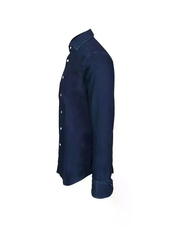 Al Duca D'aosta Dark-wash Cotton Shirt