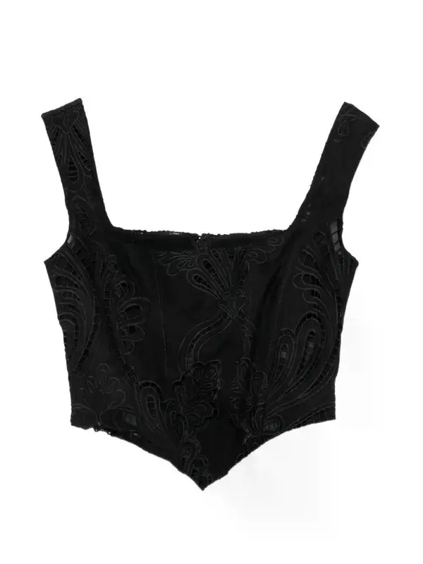 Giuseppe Di Morabito Embroidered Corset Top
