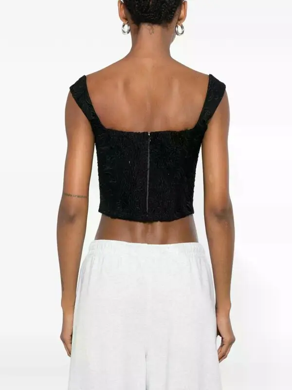 Giuseppe Di Morabito Embroidered Corset Top