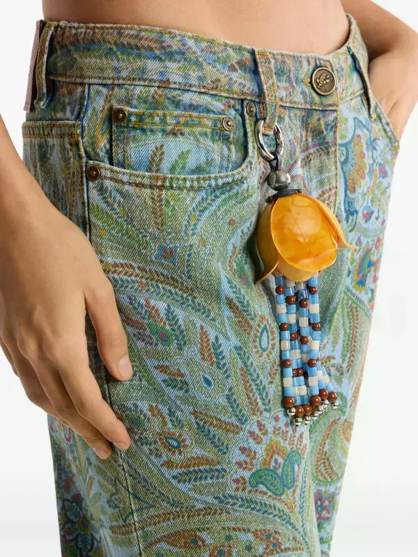 Etro Flower Fringe Charm