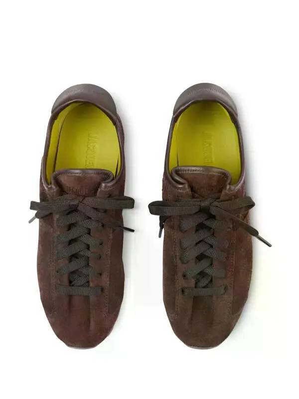 Jacquemus The Tennis Croc-effect Suede Sneakers