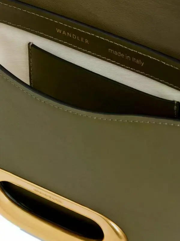 WANDLER Small Veneto Leather Crossbody Bag