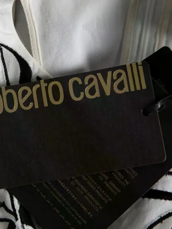 Roberto Cavalli Floral Sleeveless Mini Dress