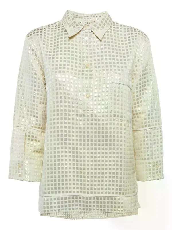 Marni Metallic Grid Tunic