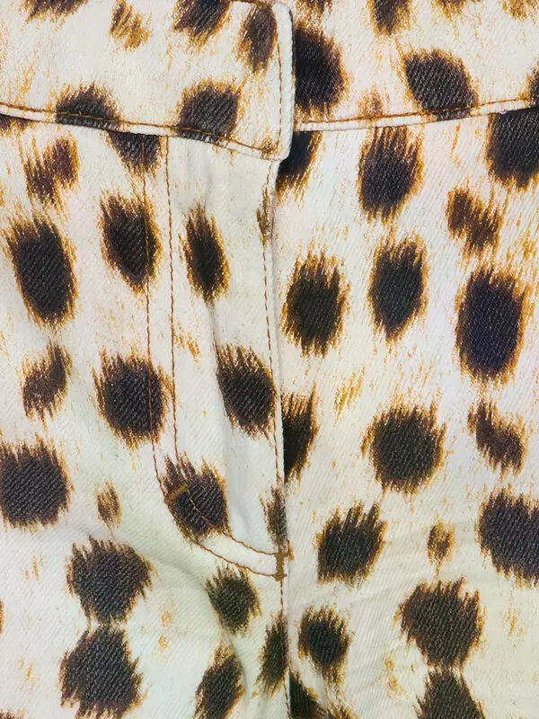 Roberto Cavalli Leopard Print Trousers