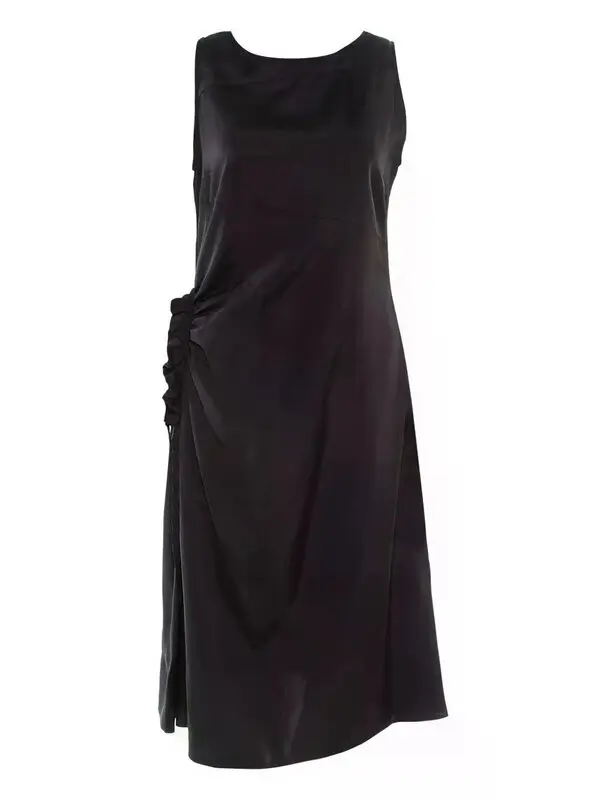 Bottega Veneta Sleeveless Draped Ruched Dress