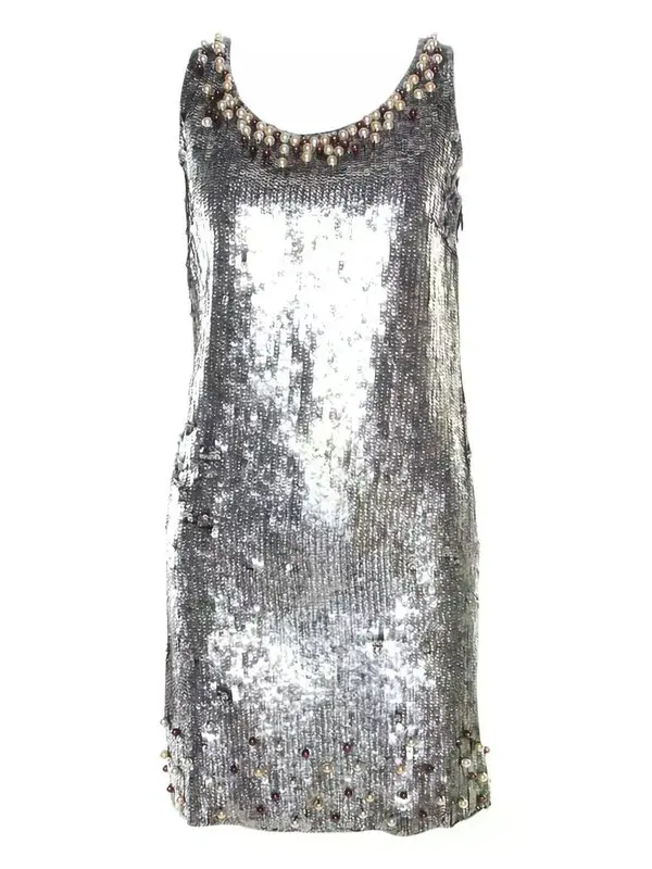 Valentino Garavani Sequin Embellished Sleeveless Dress