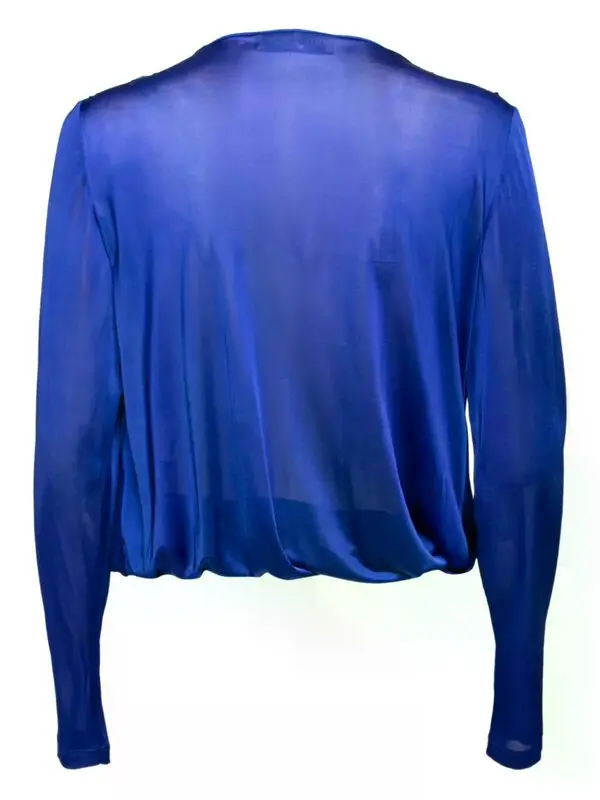 Emilio Pucci Pleated Wrap Blouse
