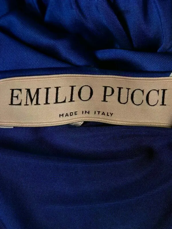 Emilio Pucci Pleated Wrap Blouse