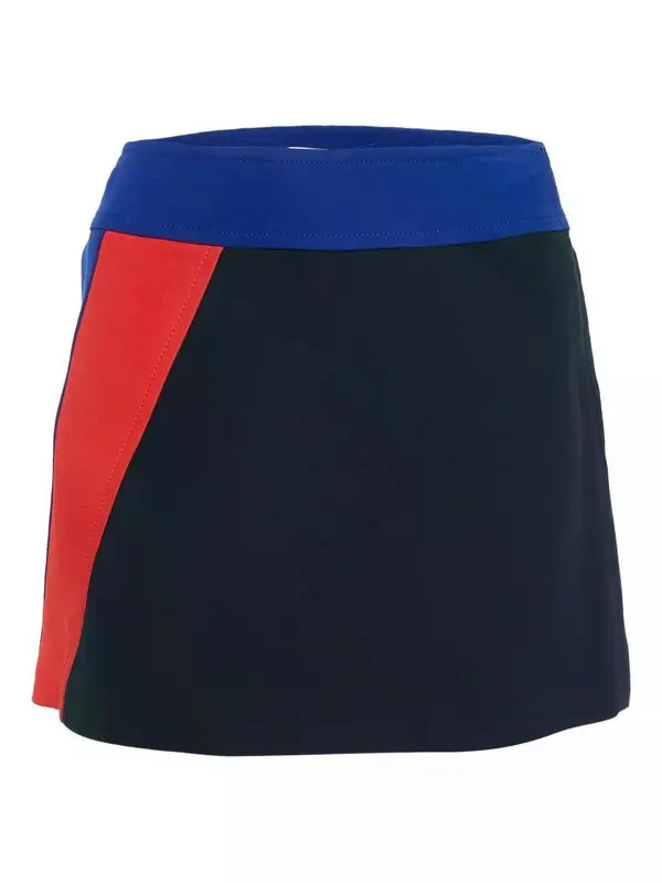 Miu Miu Panelled Mini Skirt - Blue