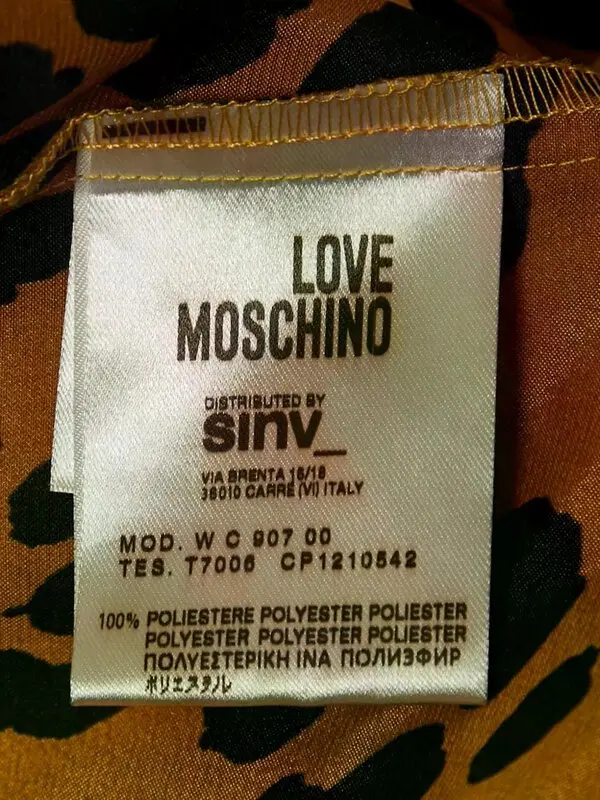 Moschino Leopard-print Mini Dress With Bell Sleeves