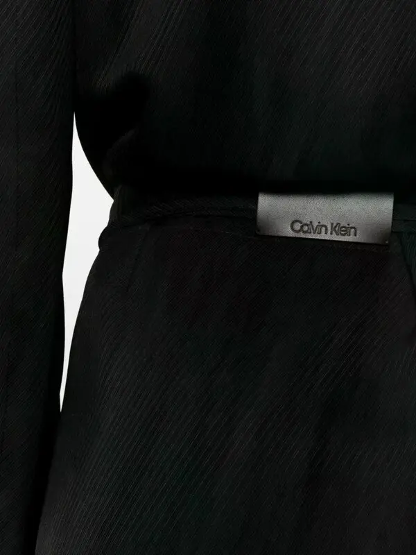 Calvin Klein Hallie Wrap-style Midi Skirt - Black