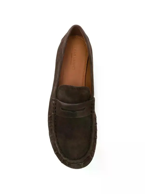 VAGABOND SHOEMAKERS Aleya Suede Penny Loafers - Brown