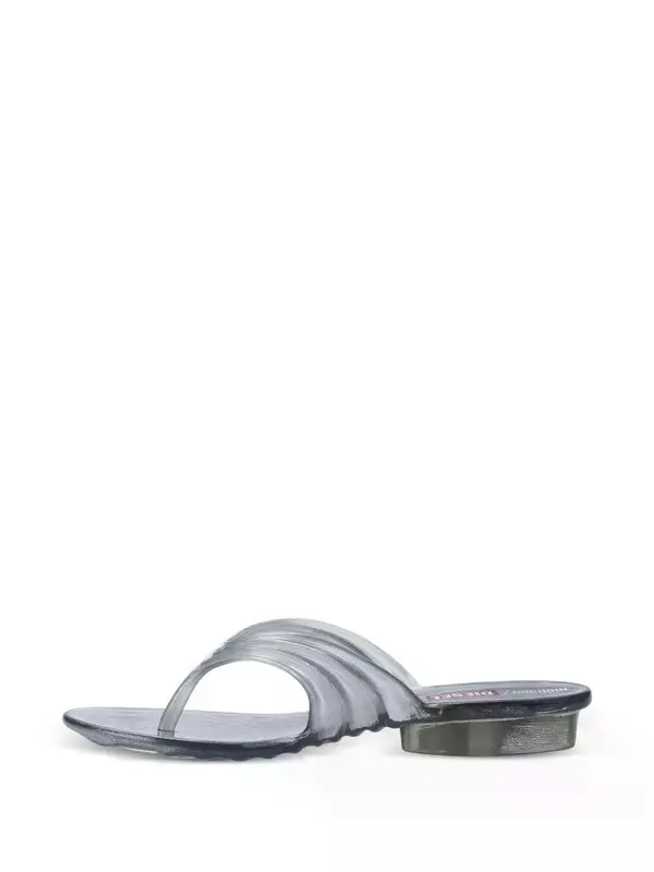 Melissa X Diesel Quantum Thong Sandals - Grey